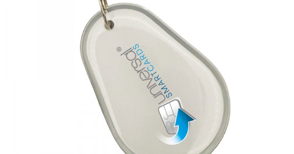 Custom Printed Key Fobs | Crystal-Clear Finish & RFID | Universal Smart ...