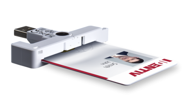 Identiv uTrust Smartfold SCR3500A Portable Reader | Universal Smart Cards