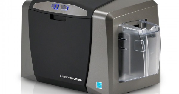 HID® FARGO® DTC1250e Single Sided ID Card Printer | Universal Smart Cards